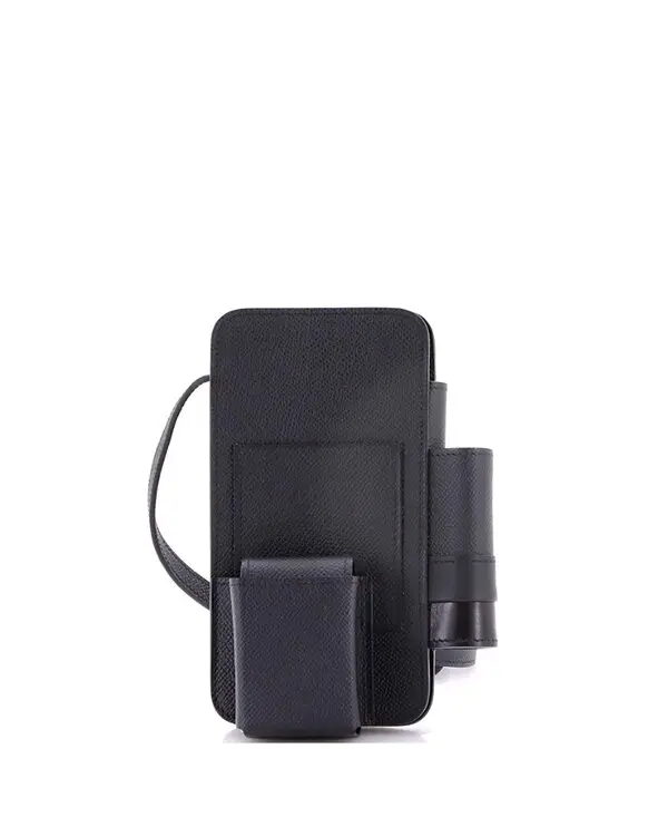 Hermès Hermesway Phone Case Crossbody Bag Epsom - Black