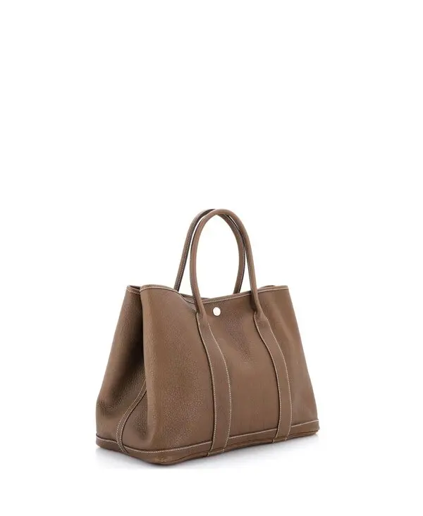 Hermès 36 Garden Party Tote Leather - Gray
