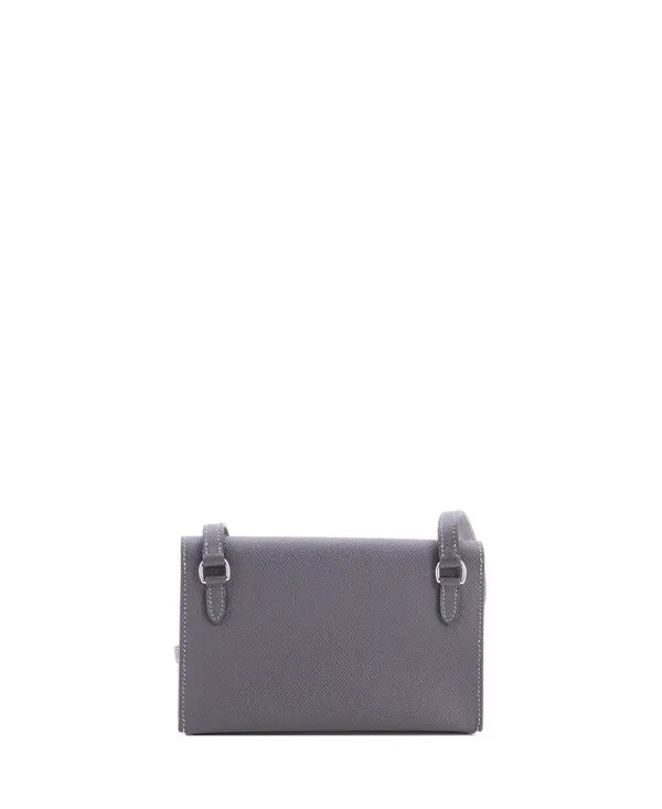 Hermès Hermesnap Wallet Bag Epsom - Gray