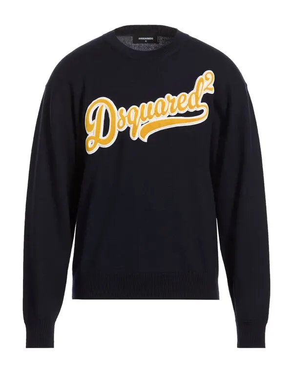 Dsquared2 Sweater Midnight Size Virgin Wool