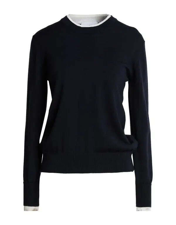 Alpha Studio Sweater Midnight Size Merino Wool - Blue