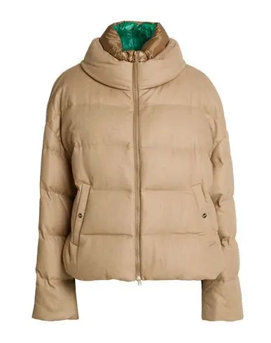 Herno Puffer Size Silk, Cashmere, Polyamide - Camel