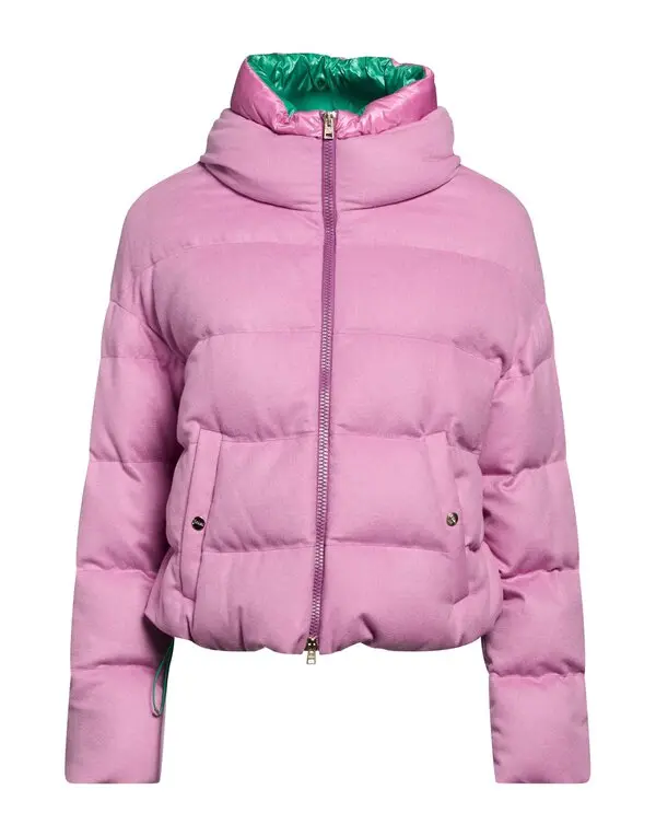 Herno Puffer Size Silk, Cashmere, Polyamide - Pink