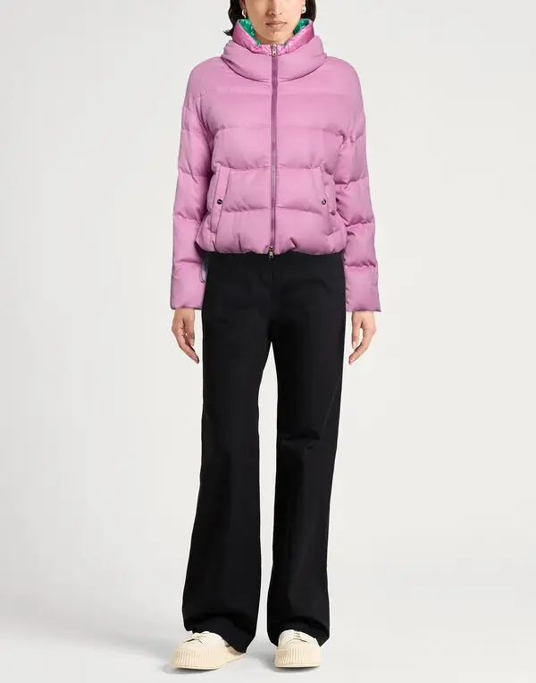 Herno Puffer Size Silk, Cashmere, Polyamide - Pink