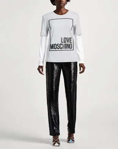Moschino Printed T-shirt With Long Sleeves