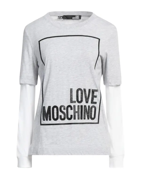 Moschino Printed T-shirt With Long Sleeves