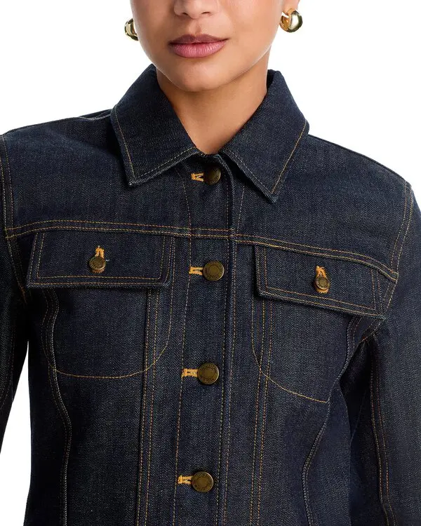 Thom Browne Shrunken Fit Japanese Selvedge Denim Jacket