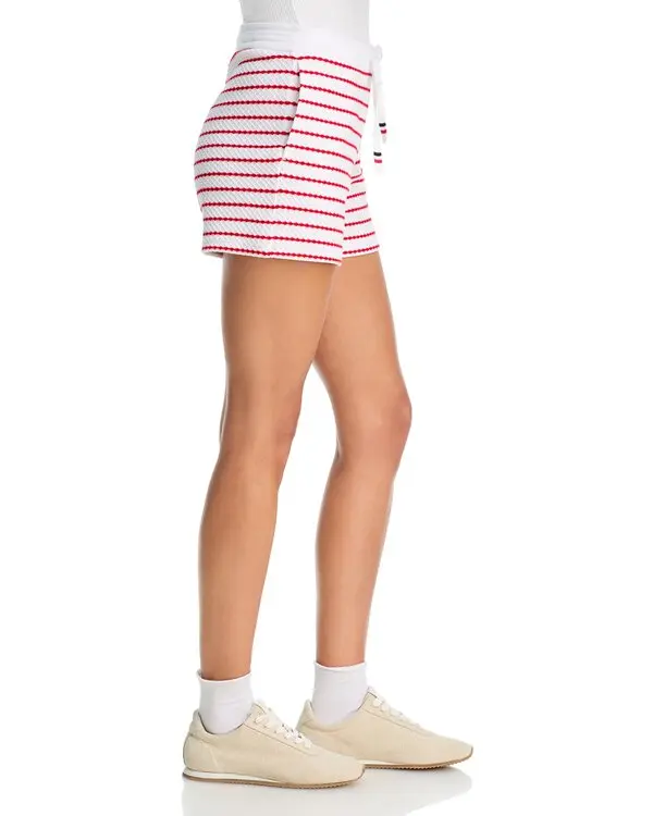 Thom Browne Striped Textured Honeycomb Shorts