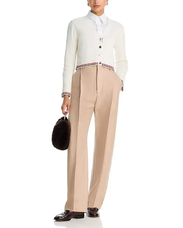 Thom Browne Pointelle Ribbed Cardigan