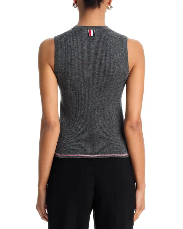 Thom Browne Wool Sleeveless Sweater