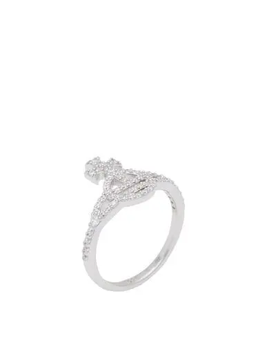 VIVIENNE WESTWOOD Calliope Ring In Sterling With Crystals - Silver