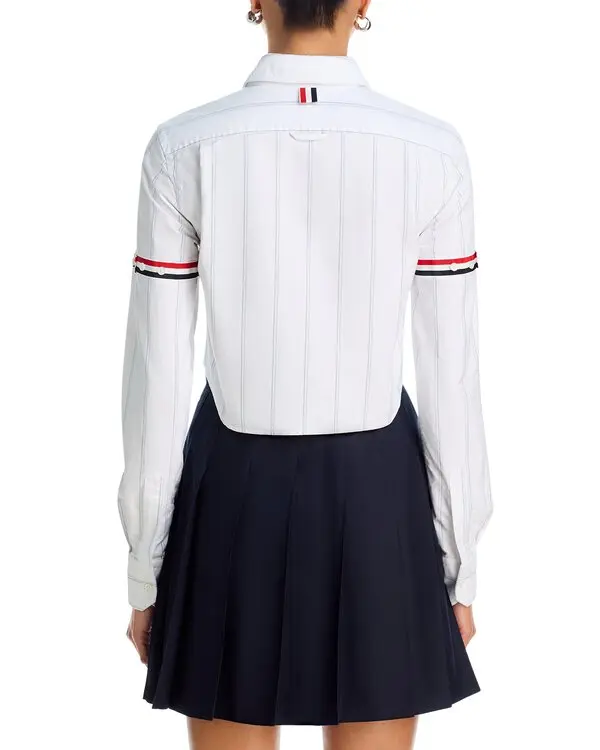 Thom Browne Cropped Striped Shirt
