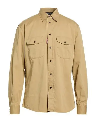 Dsquared2 Shirt Size Cotton - Camel