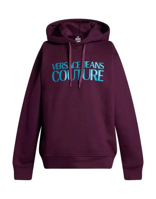 Versace Cotton Sweatshirt With Logo - Red