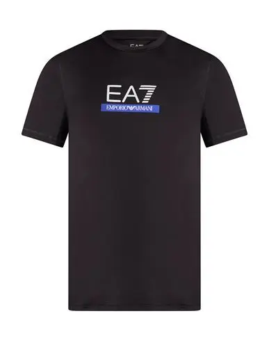 EA7 T-shirt Size Polyester, Elastane - Black