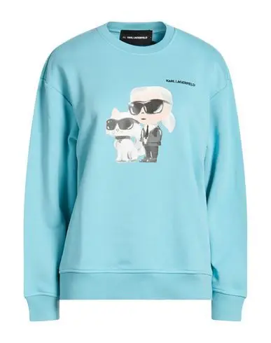 Karl Lagerfeld Organic Cotton And Recycled Polyester Sweatshirt - Blue