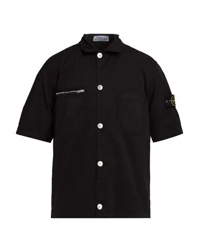 Stone Island Shirt Size Cotton, Elastane - Black