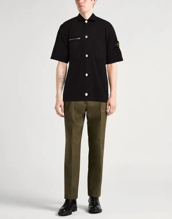 Stone Island Shirt Size Cotton, Elastane - Black