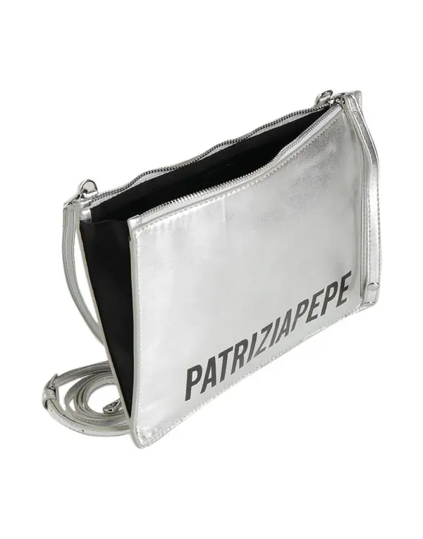 Patrizia Pepe Handbag Polyurethane, Polyester - Silver