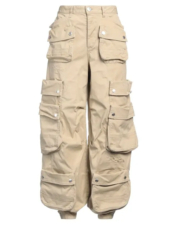 Dsquared2 Pants Size Cotton, Elastane - Beige