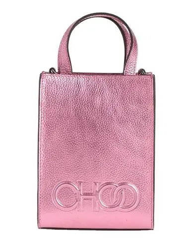 JIMMY CHOO Metallic Leather Mini Bag - Fuchsia