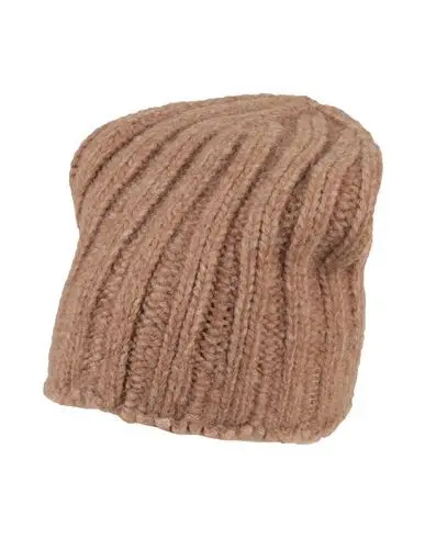 ARAGONA Hat In Alpaca Wool And Merino Wool Blend - Camel