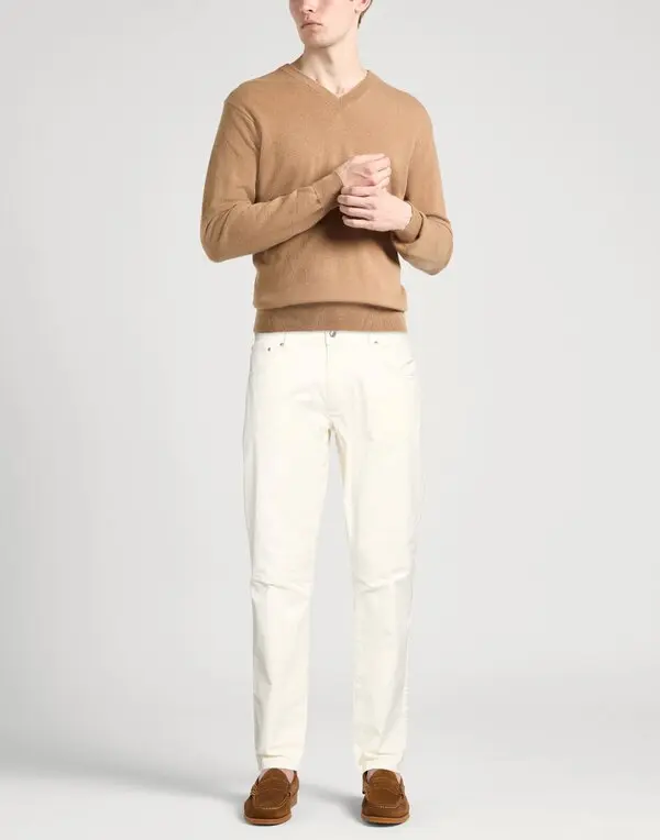 HACKETT  Cotton And Elastane Pants - Ivory