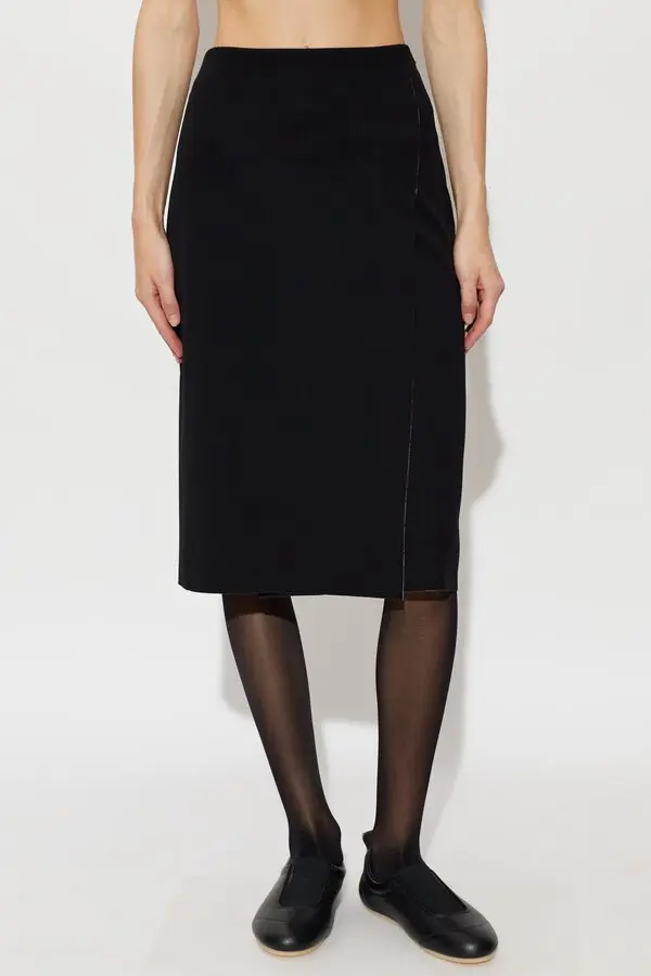 JIL SANDER Skirt With Raw Hem