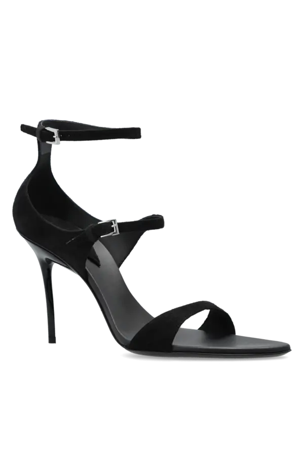 Alaïa Suede Heeled Sandals