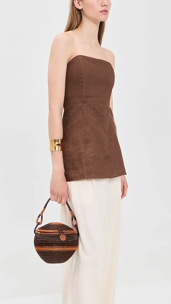 Johanna Ortiz Rooted Gracetop Handle Bag