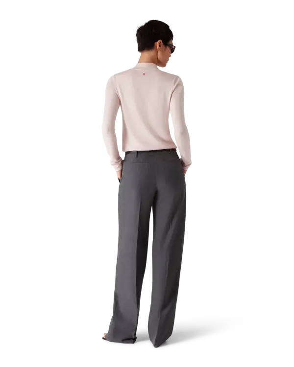 Casablanca Merino Cowl Neck Top