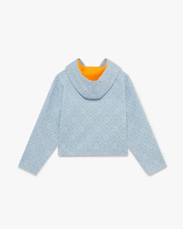 Casablanca Monogram Wool Hooded Sweatshirt