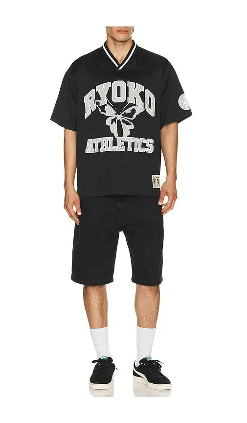 RYOKO RAIN Graphic Football Jersey