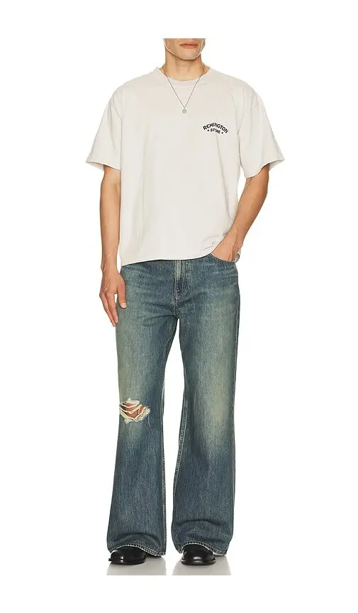 REMINGTON STONE Cowboy 2 Tee In White