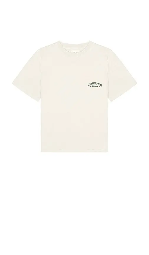 REMINGTON STONE Cowboy 2 Tee In White