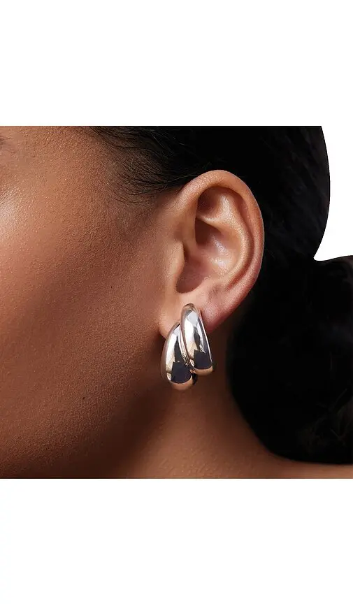 Jenny Bird Orla Earrings In Metallic