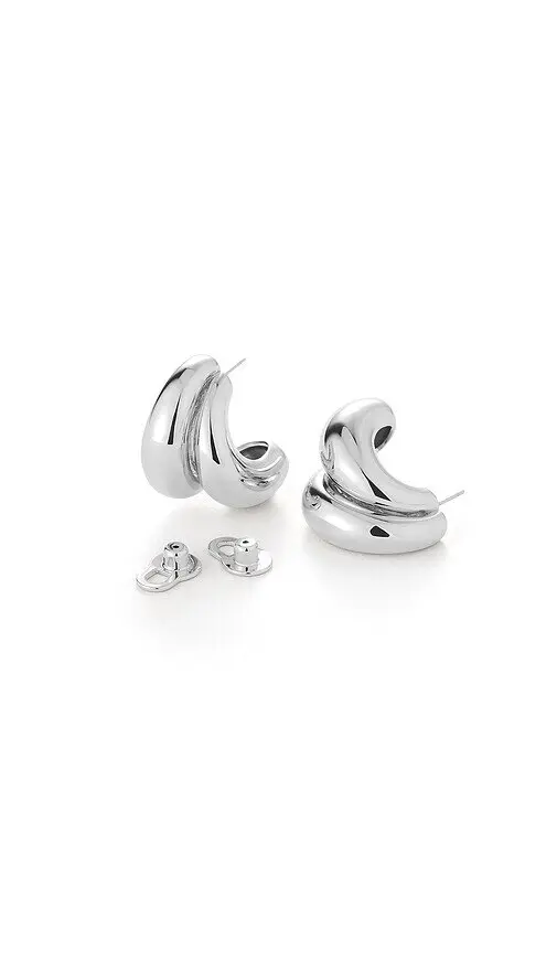 Jenny Bird Orla Earrings In Metallic