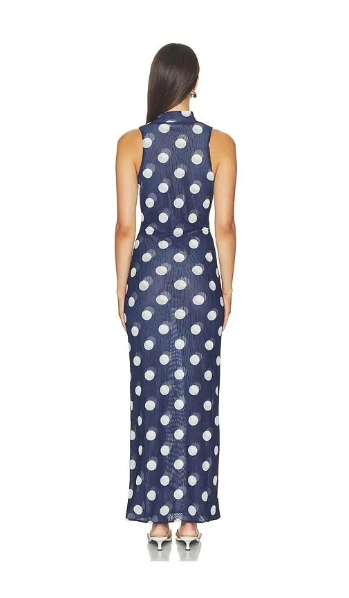 Eywasouls Malibu Jemima Dress In Navy