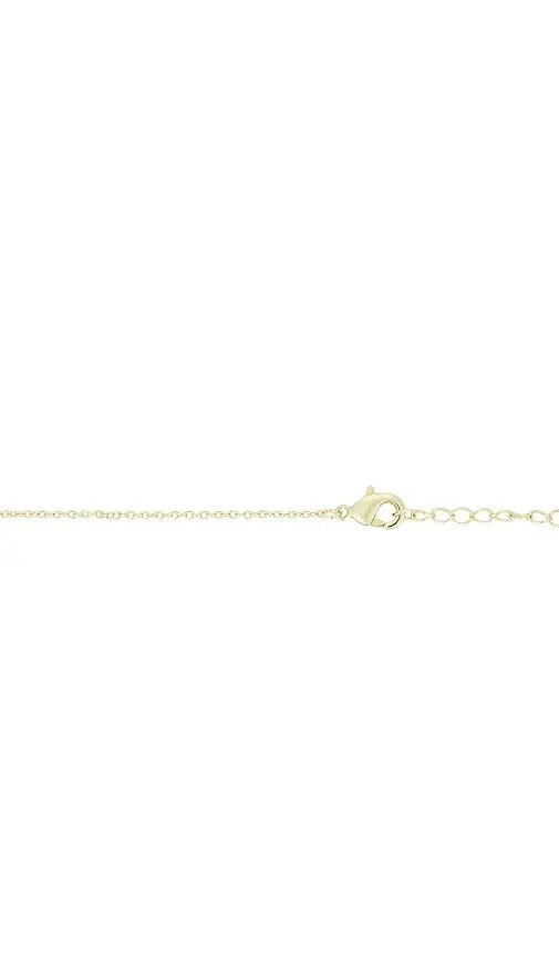 ADINA EDEN Pave Double Cross 2 In 1 Necklace