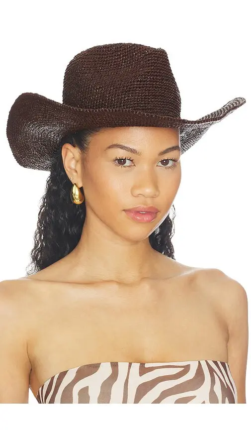 Eugenia Kim Emmanuelle Fedora Hat In Brown - Espresso
