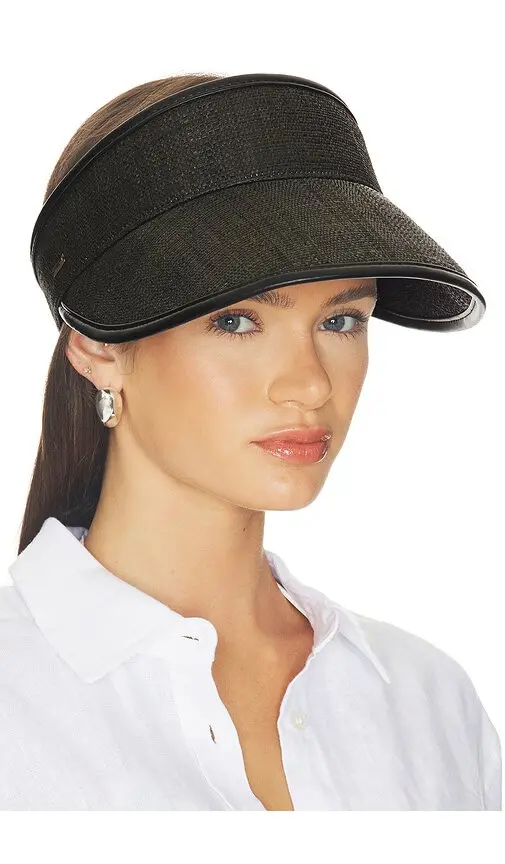 Eugenia Kim Mickey Visor Hat In Black