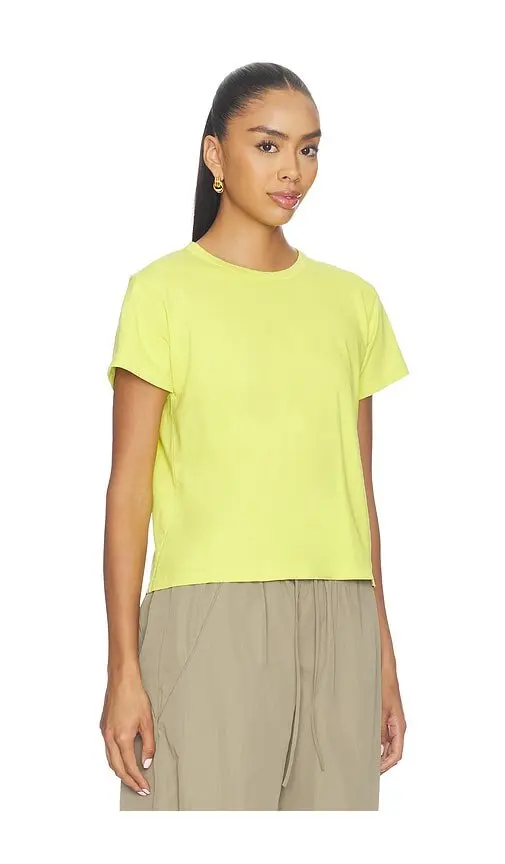 LESET The Margo Tee In Yellow