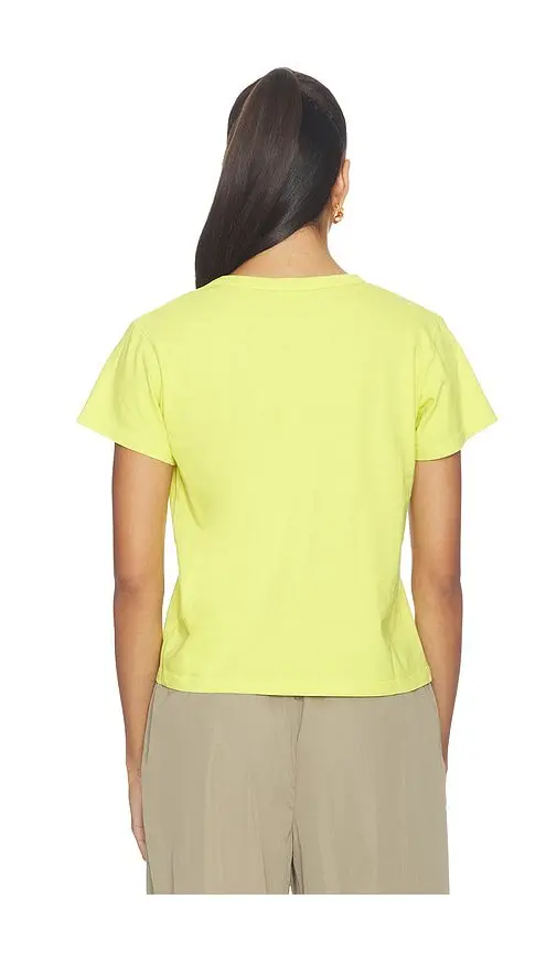 LESET The Margo Tee In Yellow