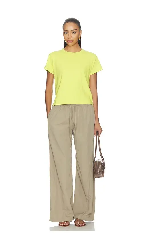LESET The Margo Tee In Yellow