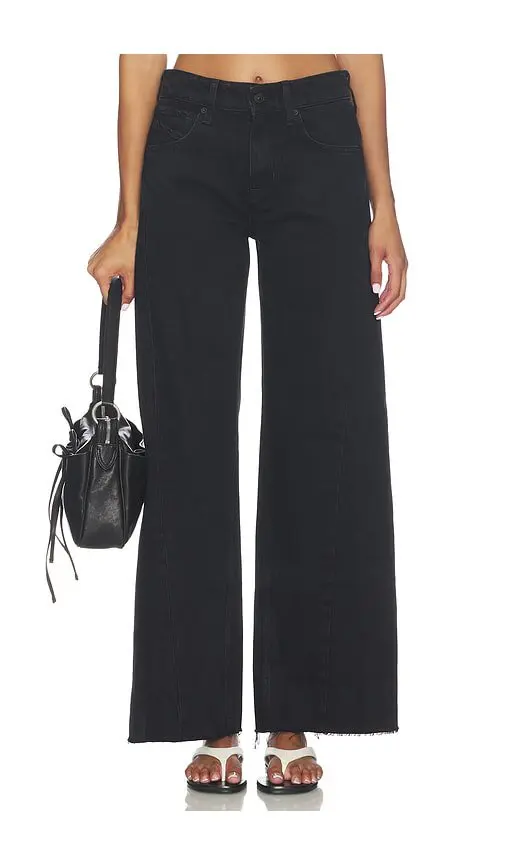 Free People Alter Ego Boyfriend Jean In Black - Doppleganger