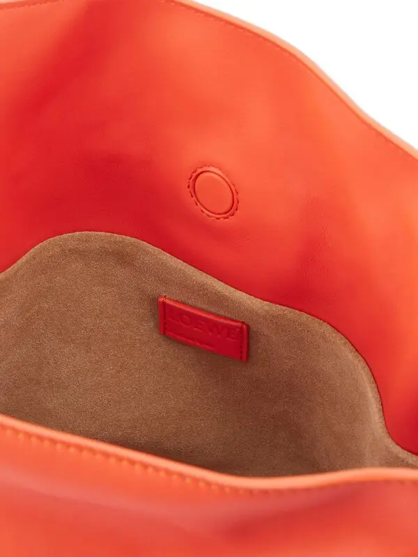 Loewe Flamenco Leather Clutch - Orange