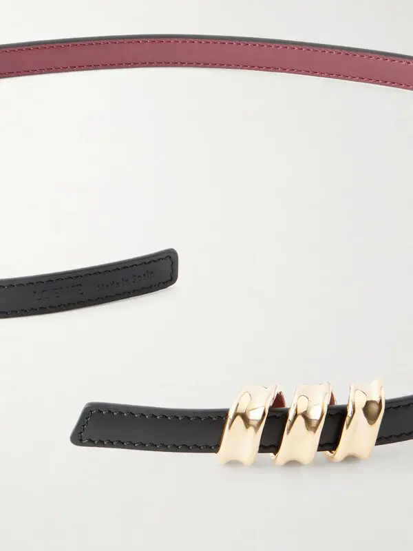 Loewe Coil Reversible Leather Belt