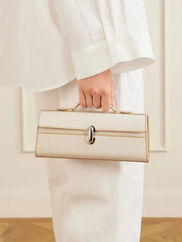 Savette Slim Symmetry Clutch - Neutrals