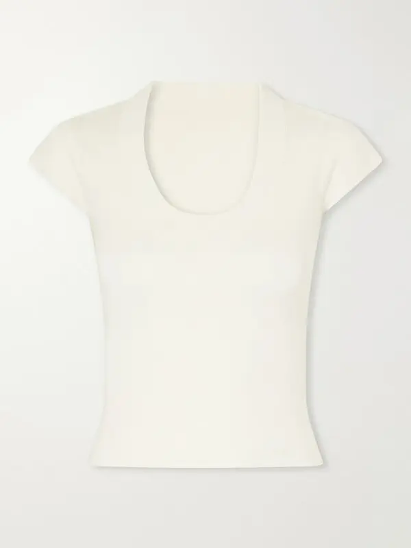 SIR. Mikkel Ribbed Wool T-shirt