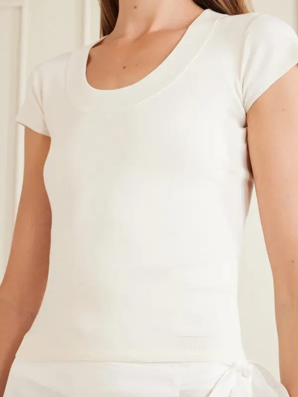 SIR. Mikkel Ribbed Wool T-shirt